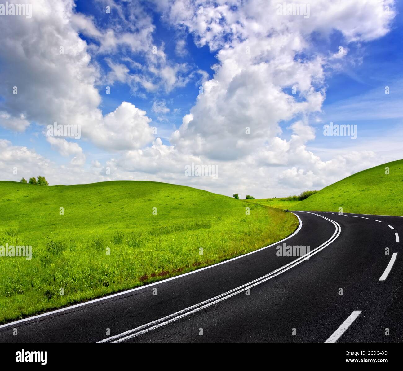 A winding road Stock Photo - Alamy
