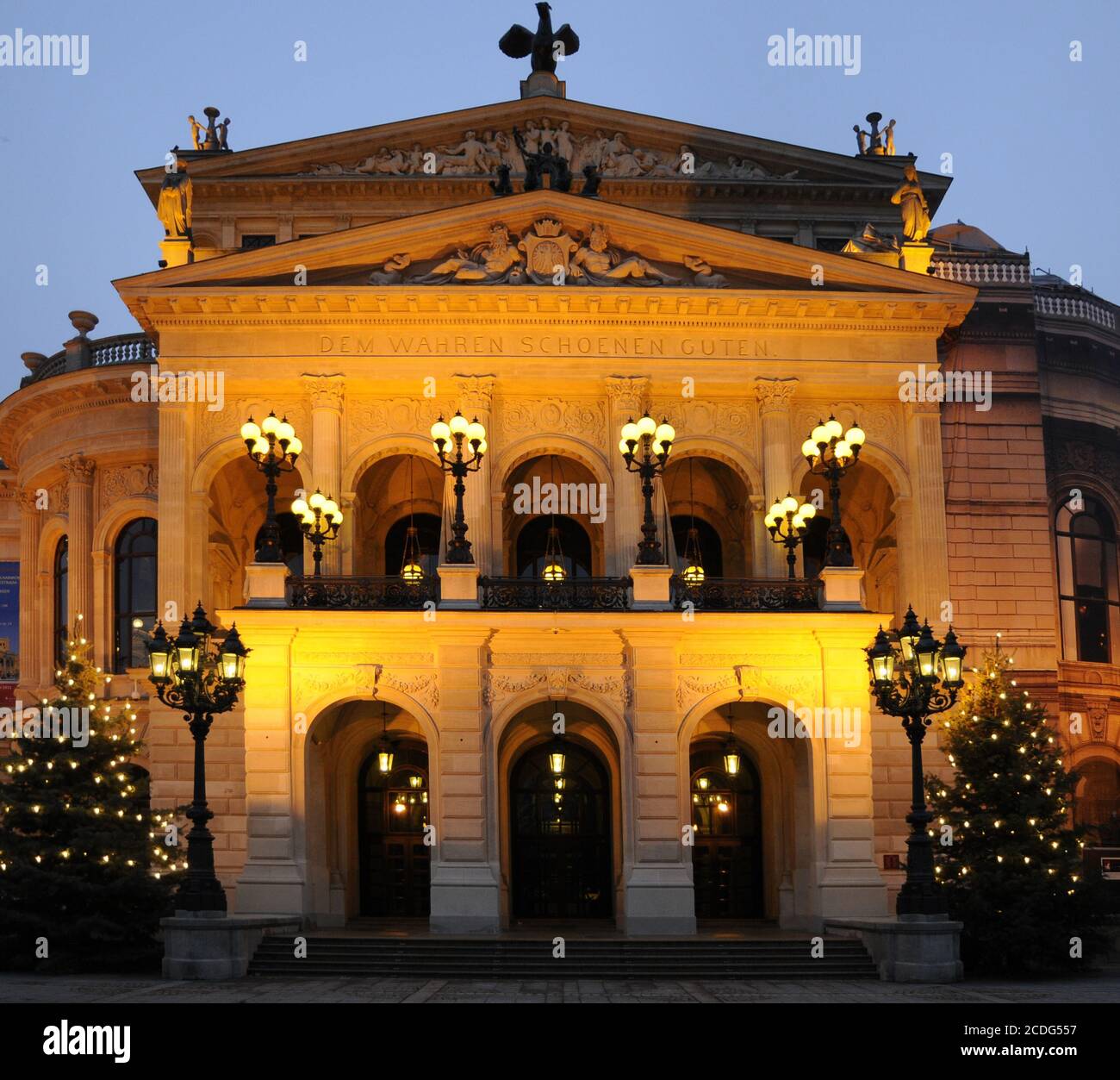 Christmas at the Alte Oper in Frankfurt Stock Photo - Alamy