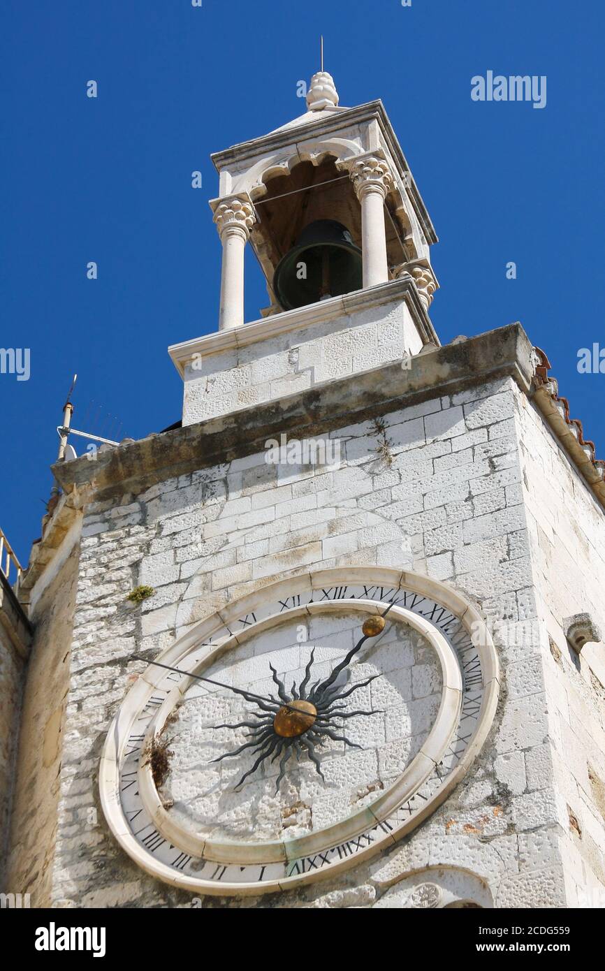 Famous clock tower in Split Stock Photo - Alamy