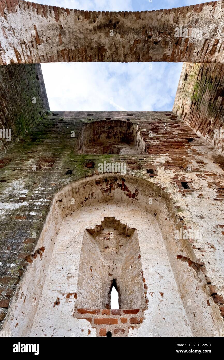 Medieval tower of the town of Cittadella. Padova province, Veneto ...