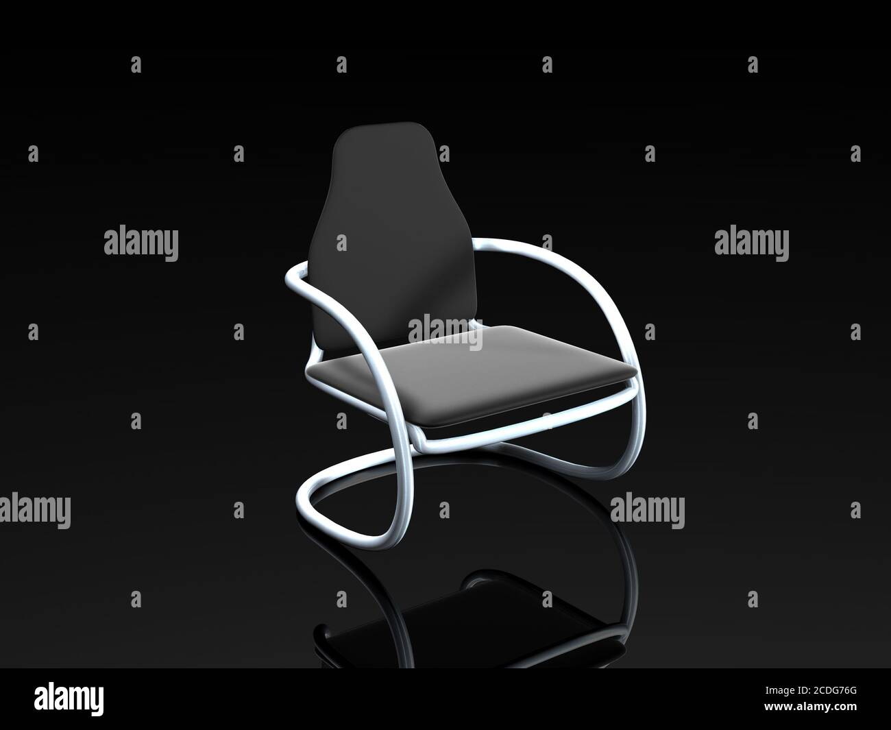 Design Chair black Stock Photo - Alamy