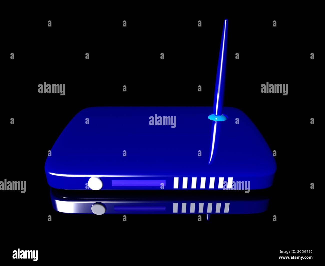 Wireless Network Router Stock Photo - Alamy