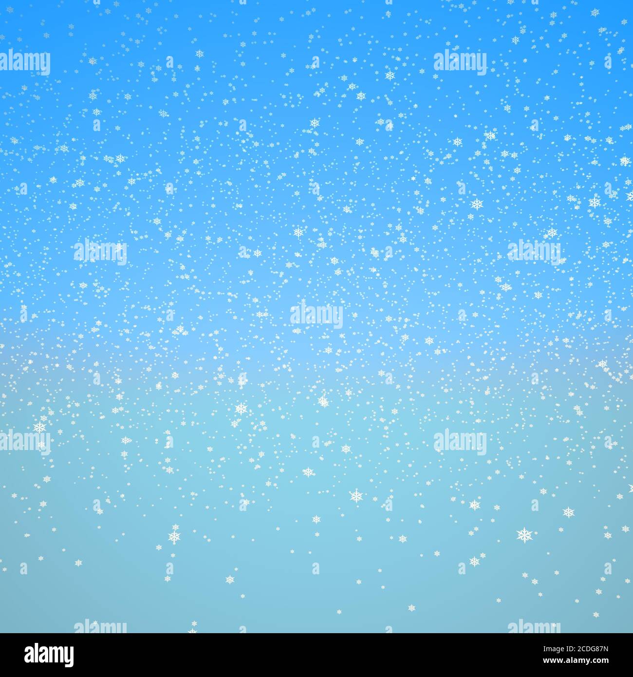Snowflakes and blue sky Stock Photo - Alamy