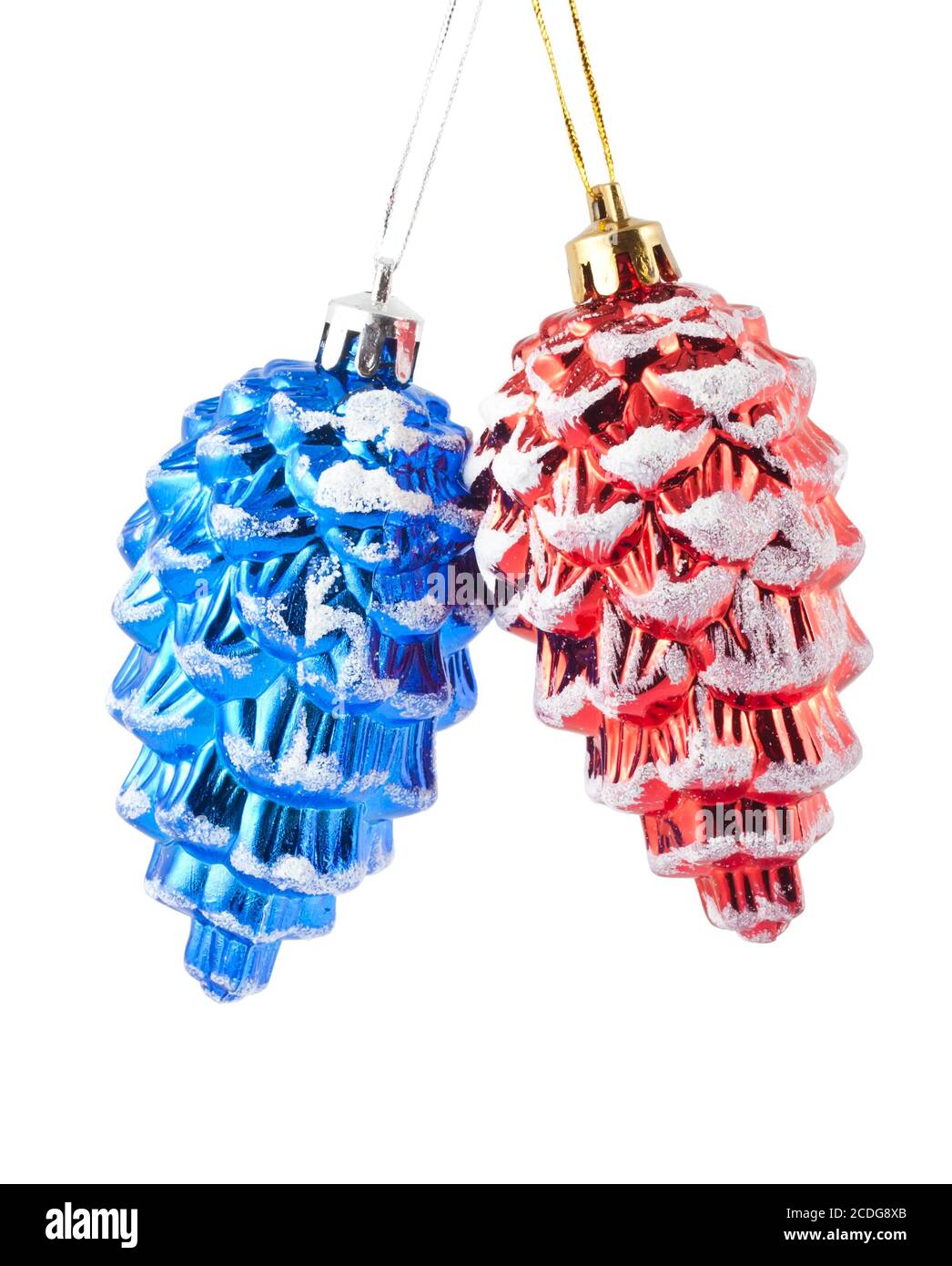 Red and blue cones Stock Photo - Alamy