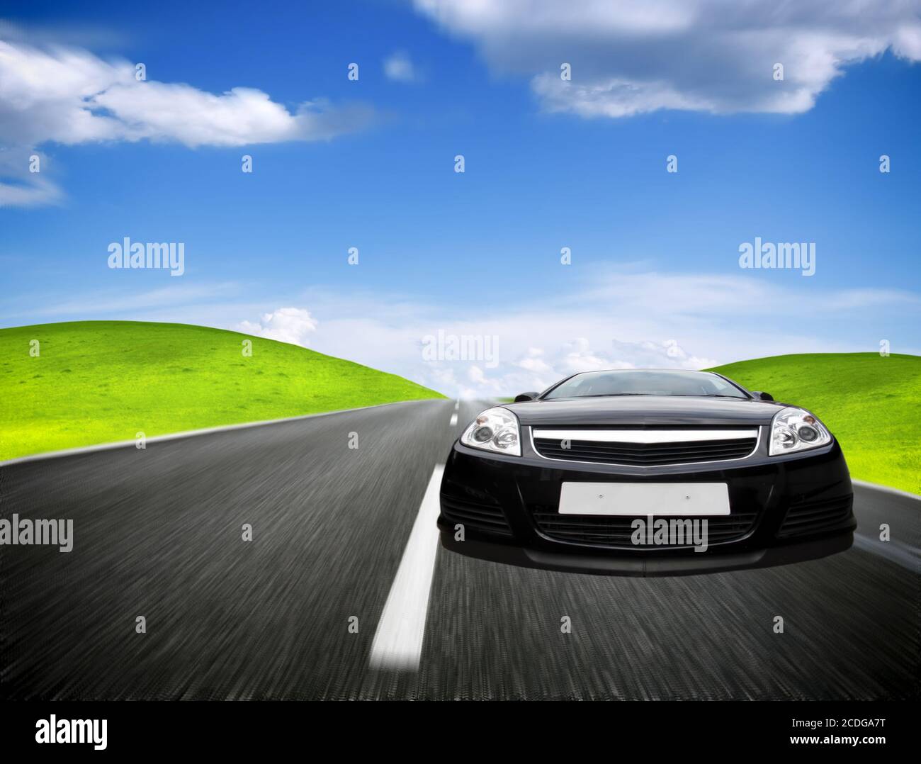 Moving car on road hi-res stock photography and images - Alamy