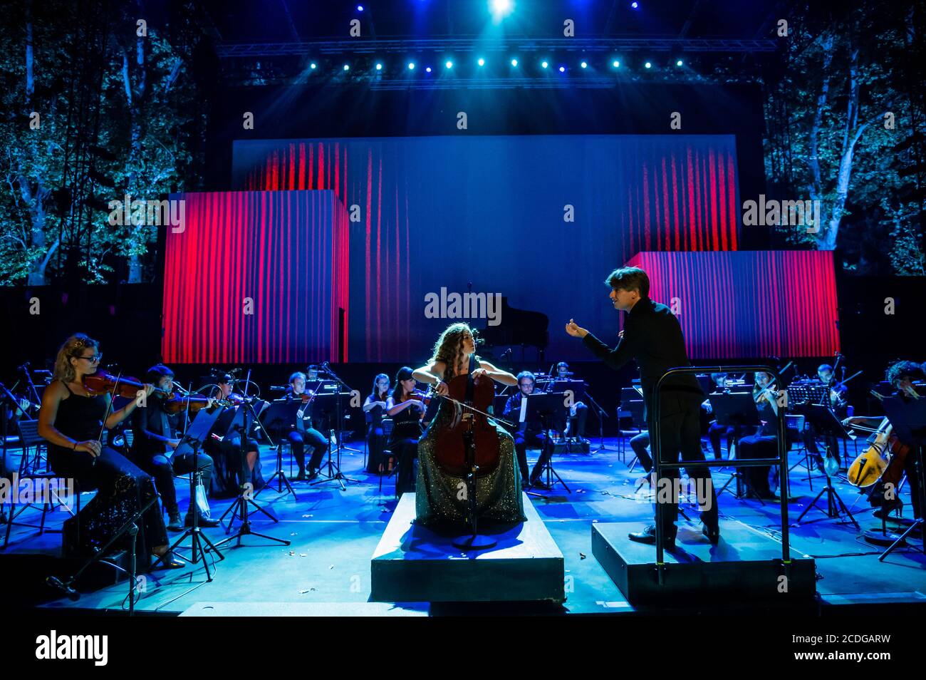 Italian cellist Erica Piccotti performs as a soloist - Maestro Daniele ...