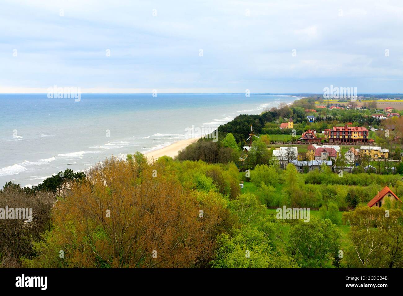 Spring sea coast Stock Photo - Alamy