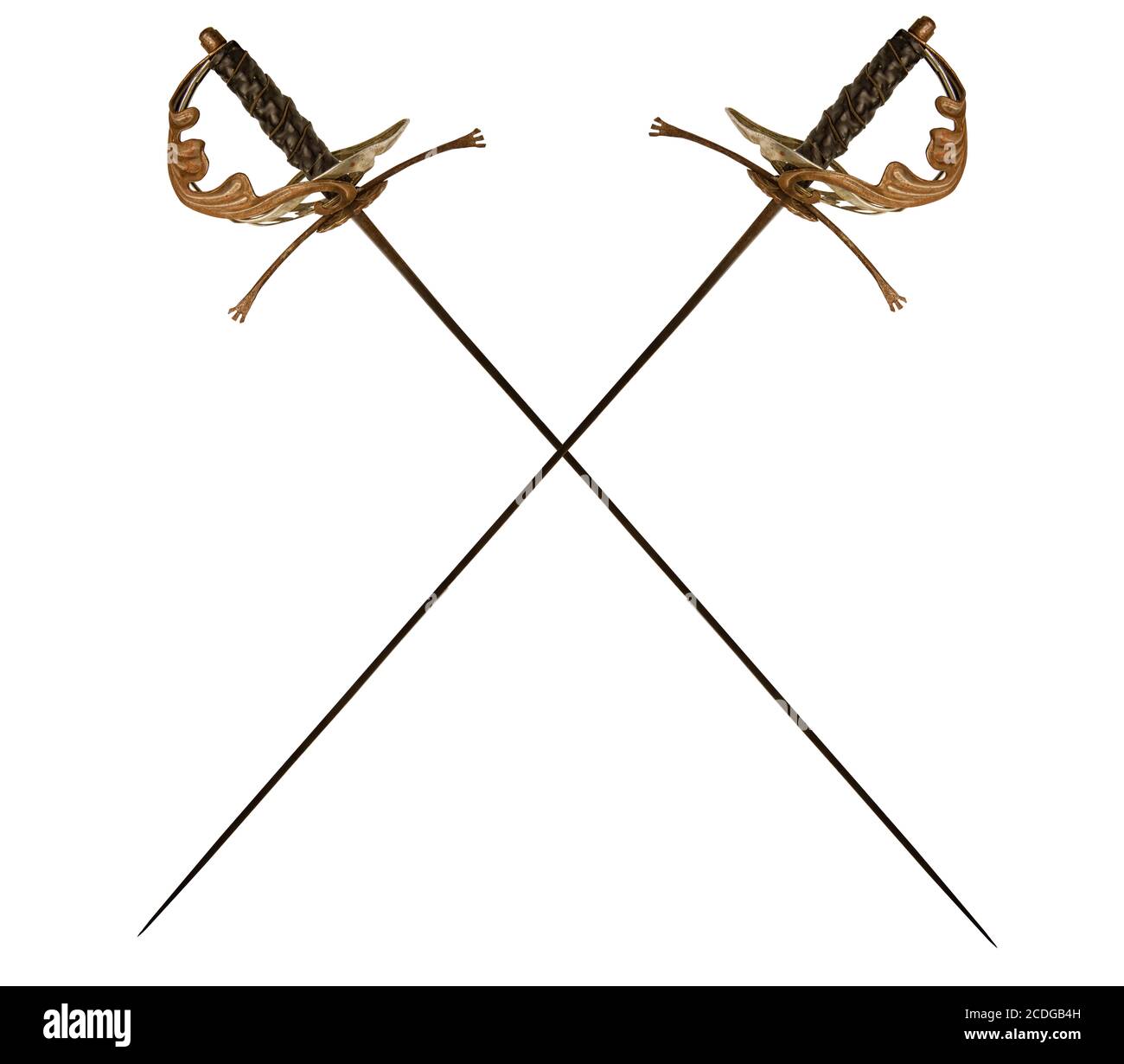 two crossed swords Stock Photo - Alamy