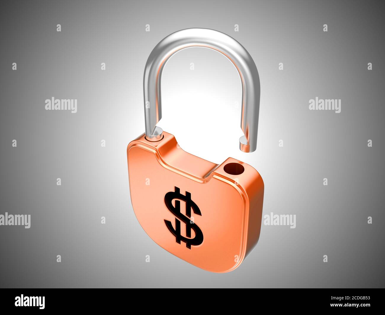 Dollar padlock sign hi-res stock photography and images - Alamy