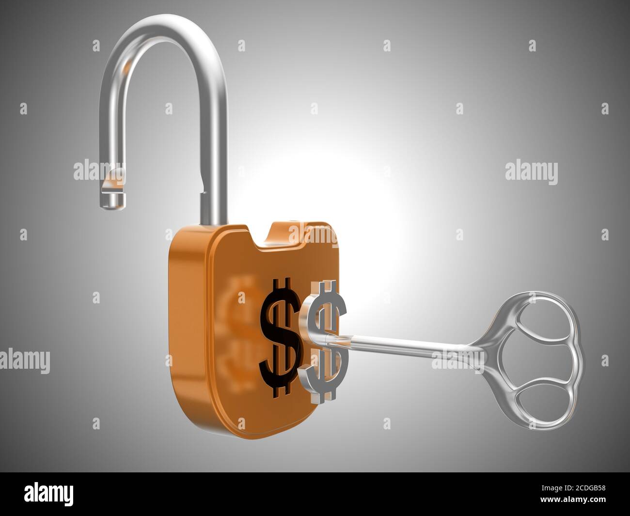 Dollar padlock sign hi-res stock photography and images - Alamy