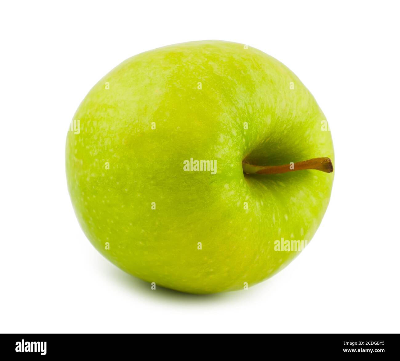 Green ripe juicy apple Cut Out Stock Images & Pictures - Alamy