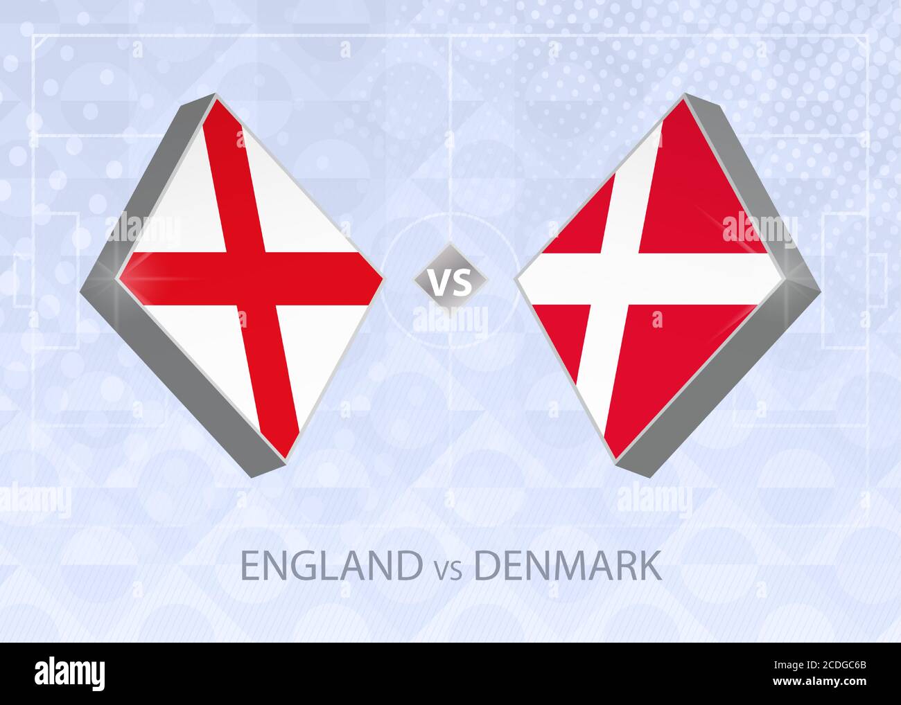Euro 2020 england denmark Stock Vector Images - Alamy