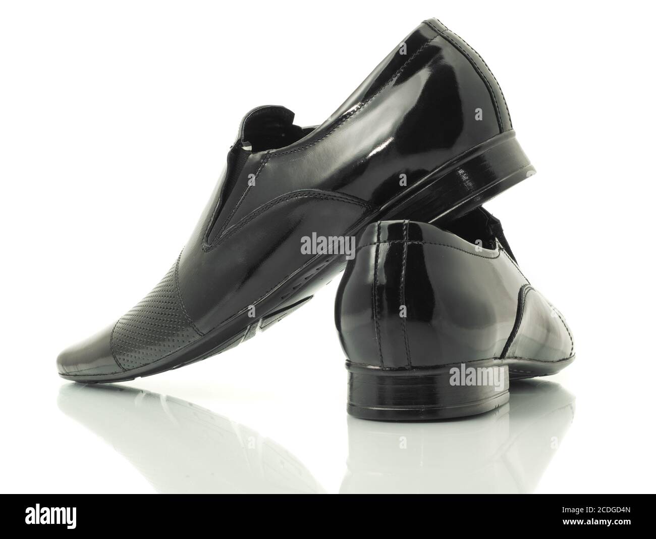 Black patent leather boots hi-res stock photography and images - Alamy