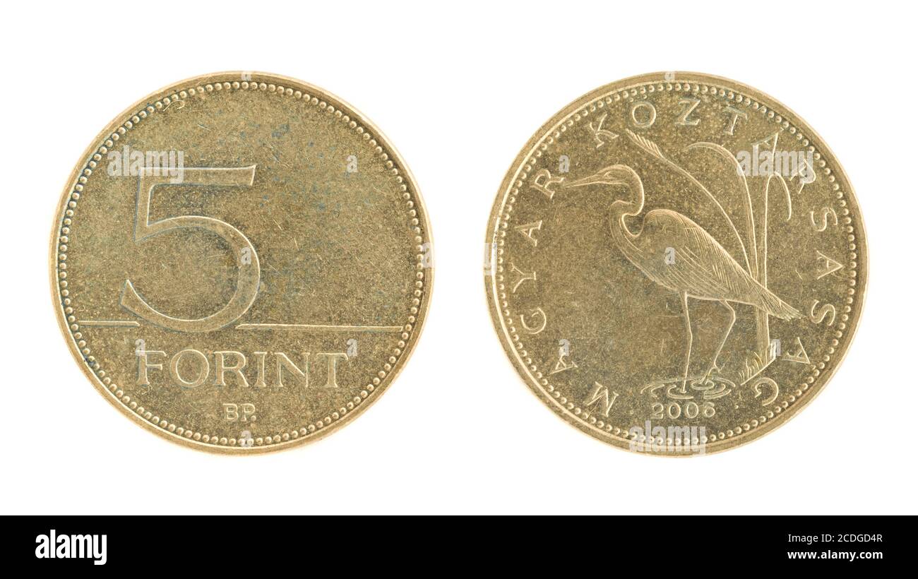 5 Forint - hungarian money Stock Photo - Alamy