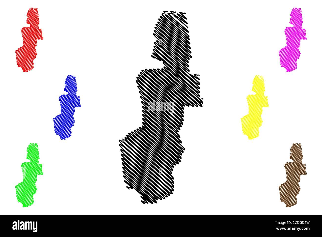 Savar City (Peoples Republic of Bangladesh, Dhaka Division) map vector ...