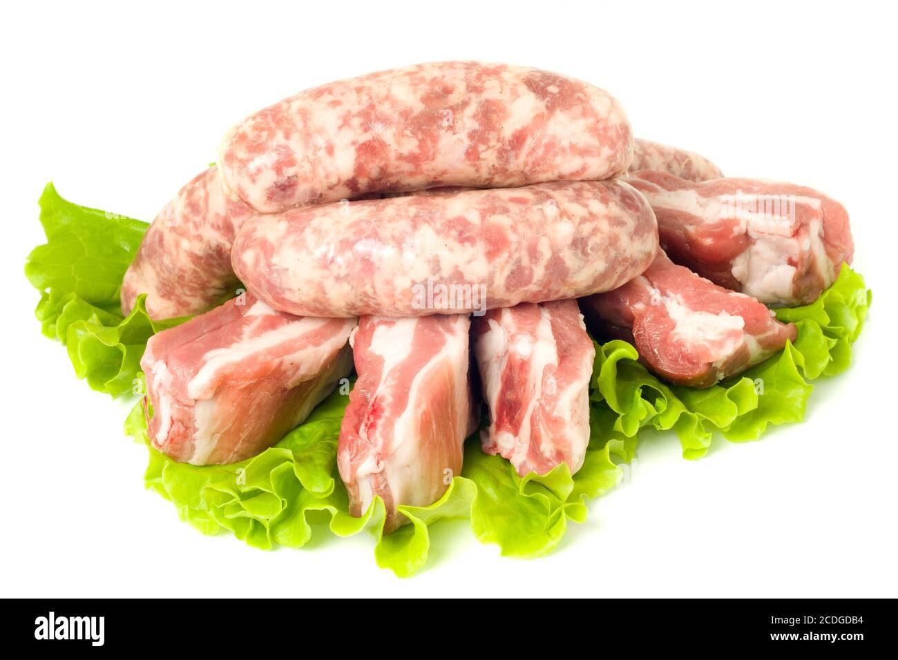 Two raw pieces beef Cut Out Stock Images & Pictures - Alamy