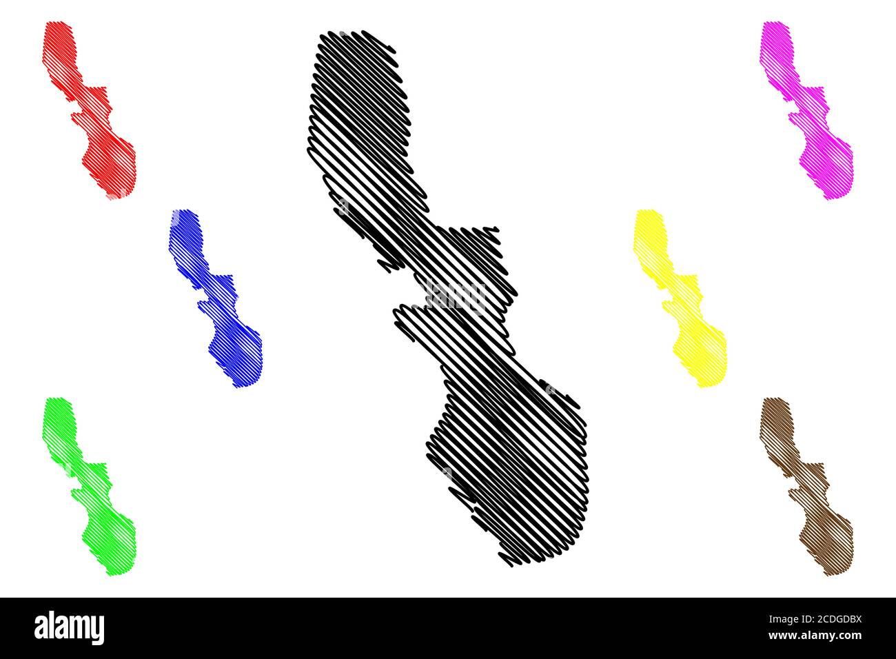 Khulna City (Peoples Republic of Bangladesh) map vector illustration ...