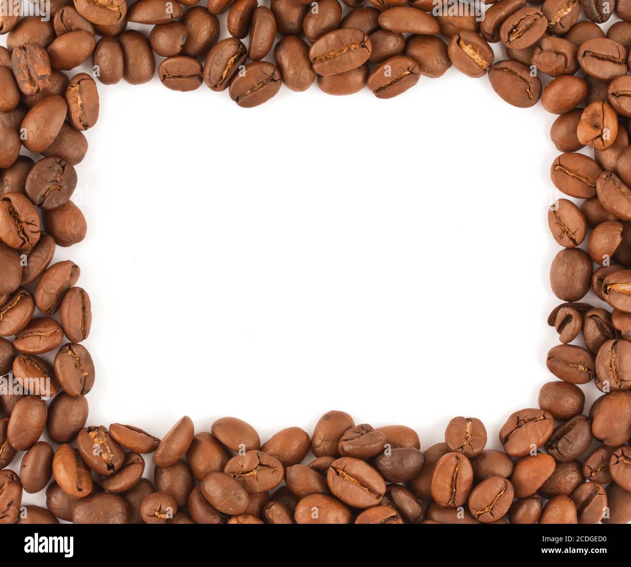 Frame made of coffee beans Stock Photo - Alamy