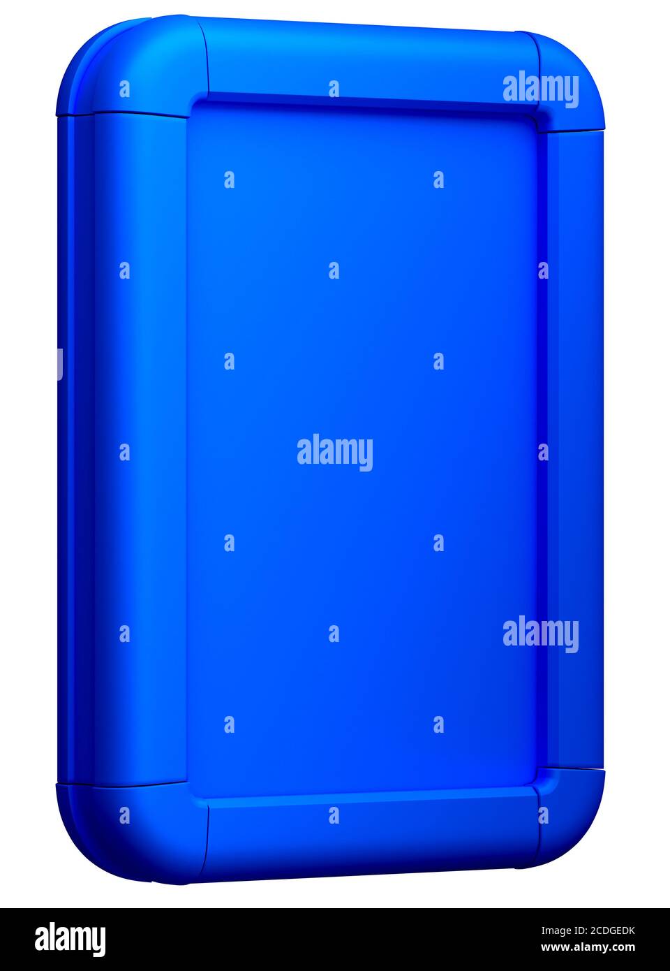 Blue advertising Billboard isolated on white Stock Photo - Alamy