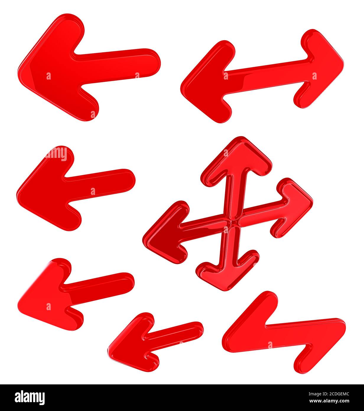 Red arrows pattern hi-res stock photography and images - Alamy