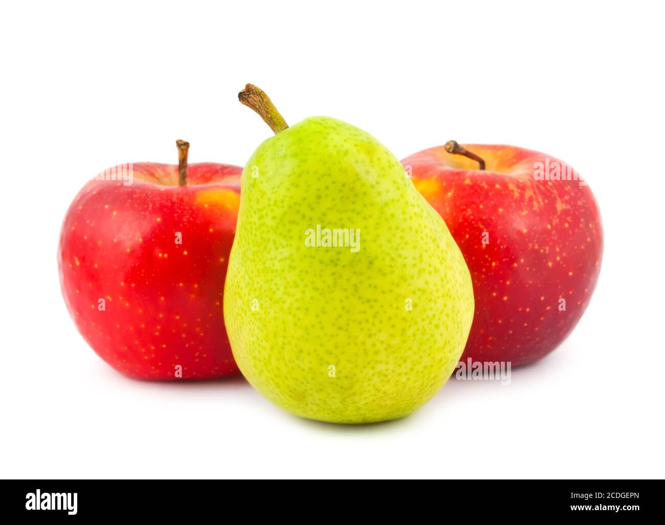 Red apple pear studio isolated hi-res stock photography and images - Alamy