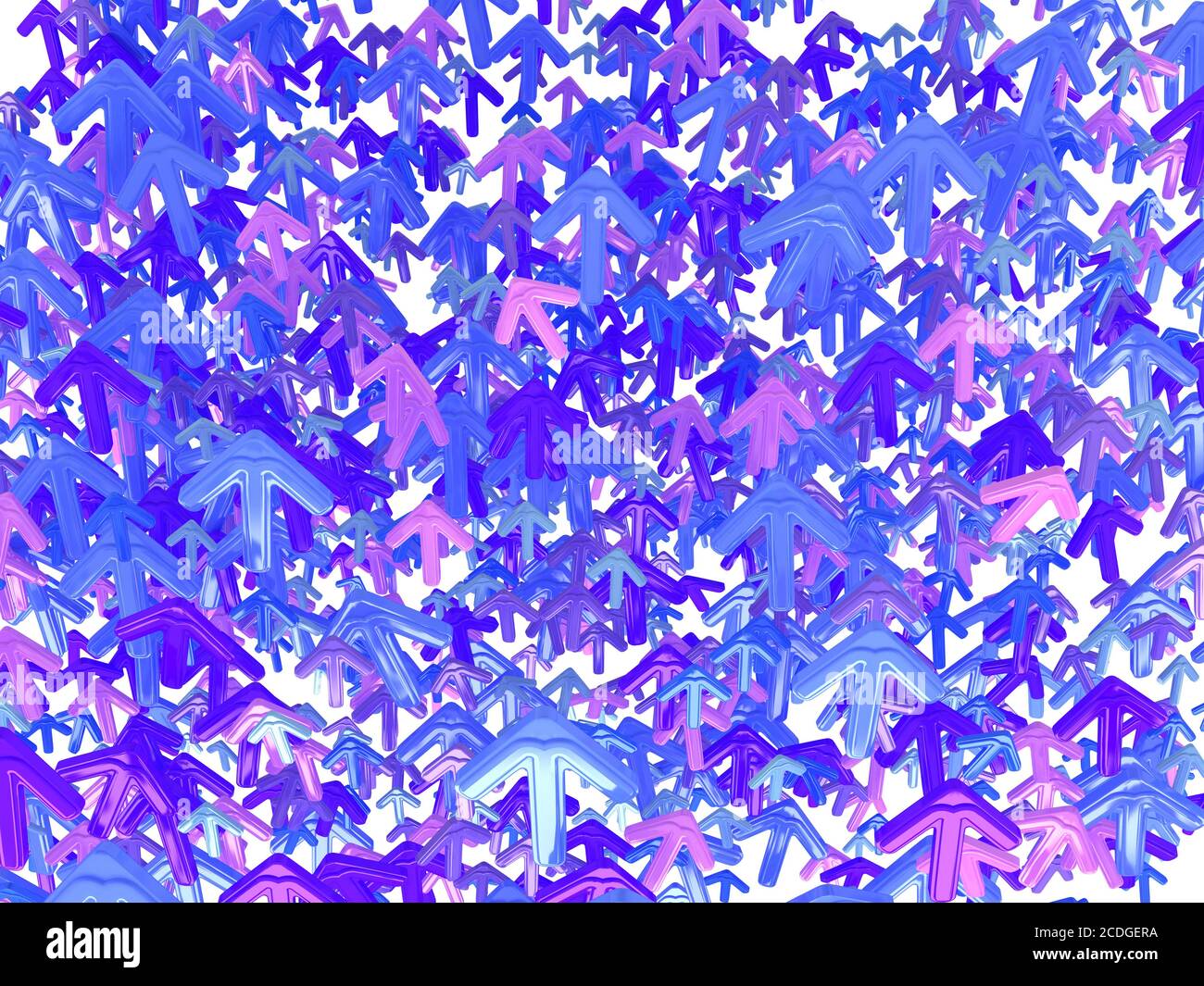 Growth: colorful arrows moving upwards Stock Photo - Alamy