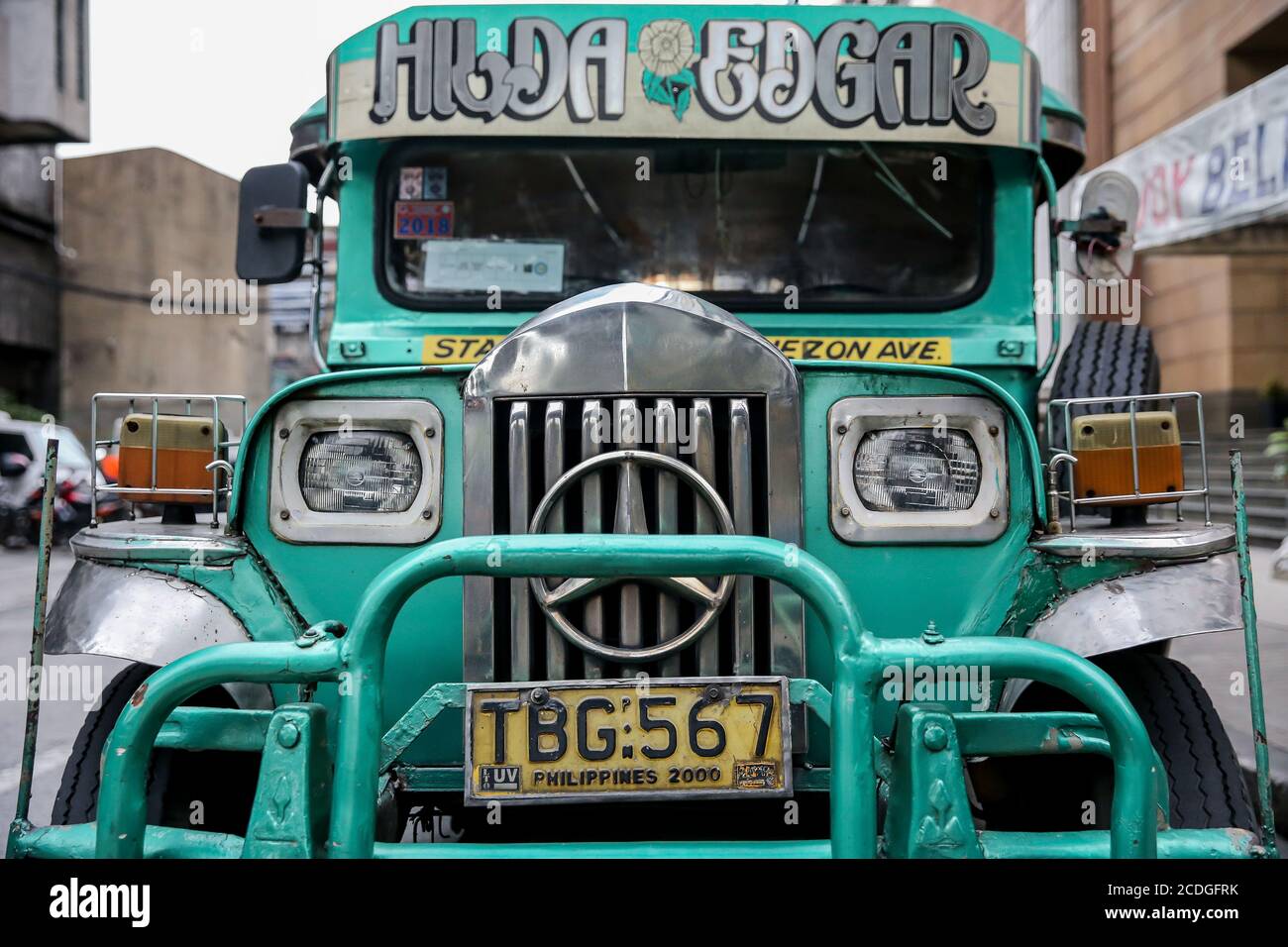 Manila, Philippines. 28th Aug, 2020. A jeepney is seen on a road in ...