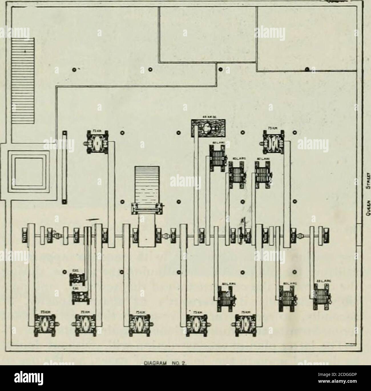 Electrical Power Station Diagram