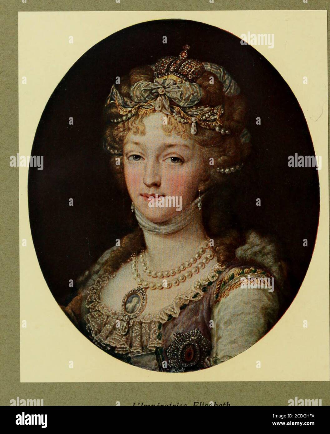 . L'impératrice Élisabeth, épouse d'Alexandre 1er . LImpératrice ...