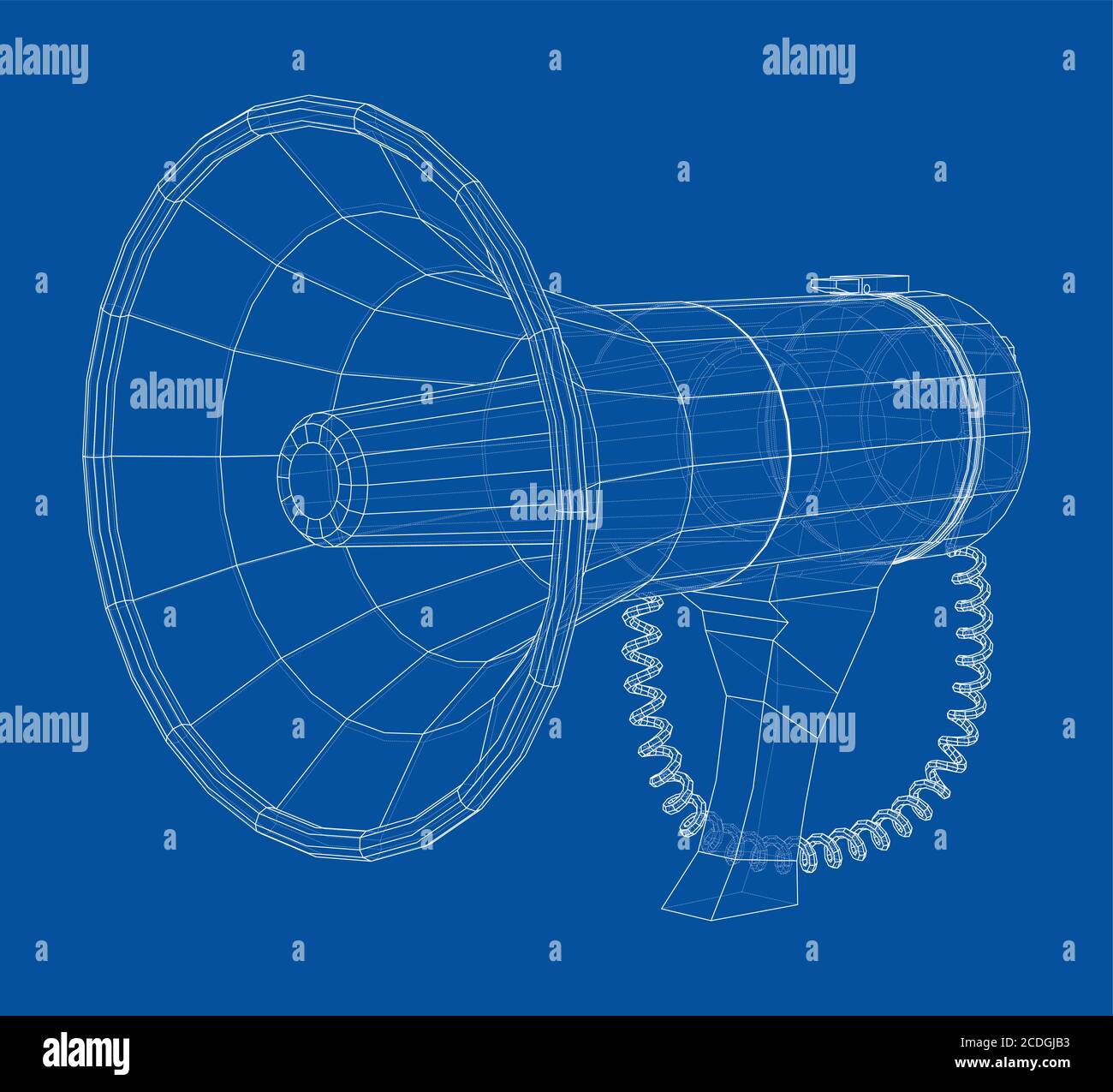 Megaphone concept outline. Vector Stock Vector Image & Art - Alamy
