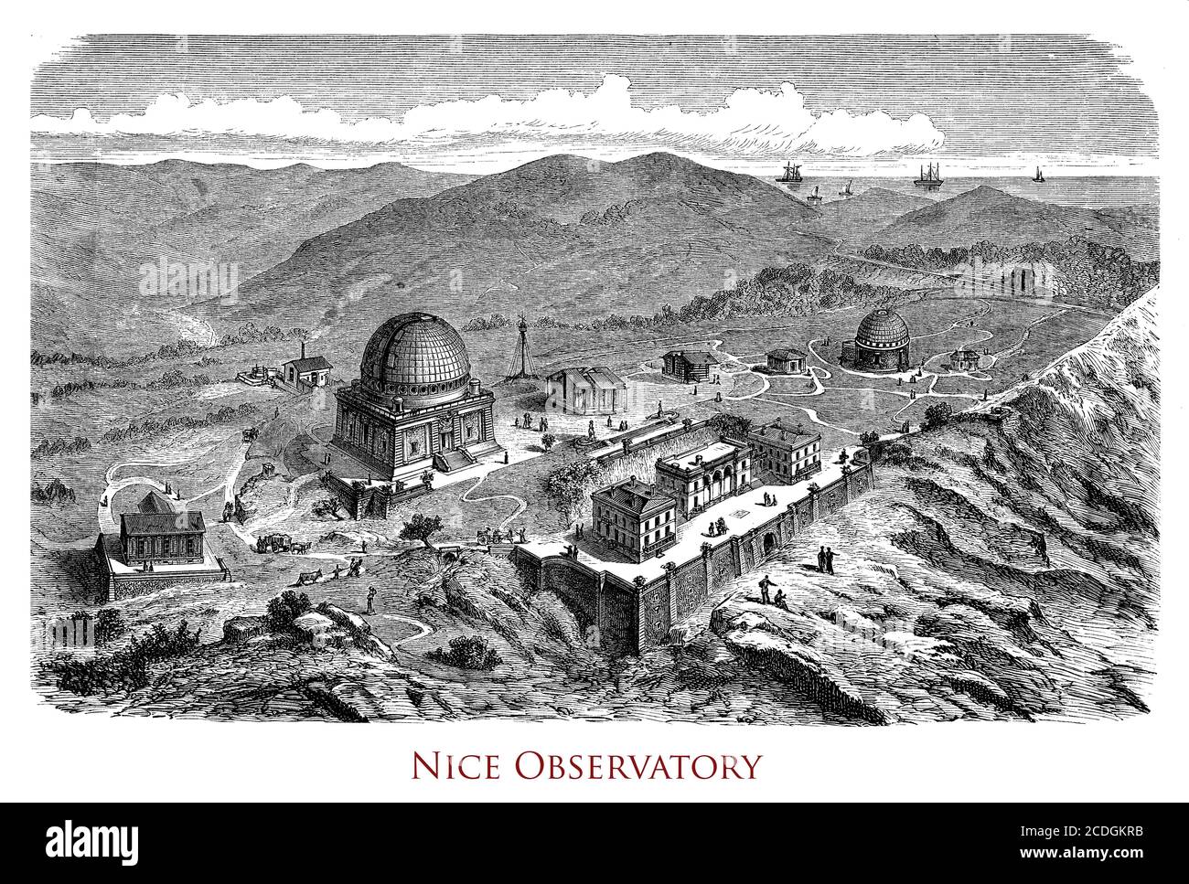 19th century observatory tower Cut Out Stock Images & Pictures - Alamy