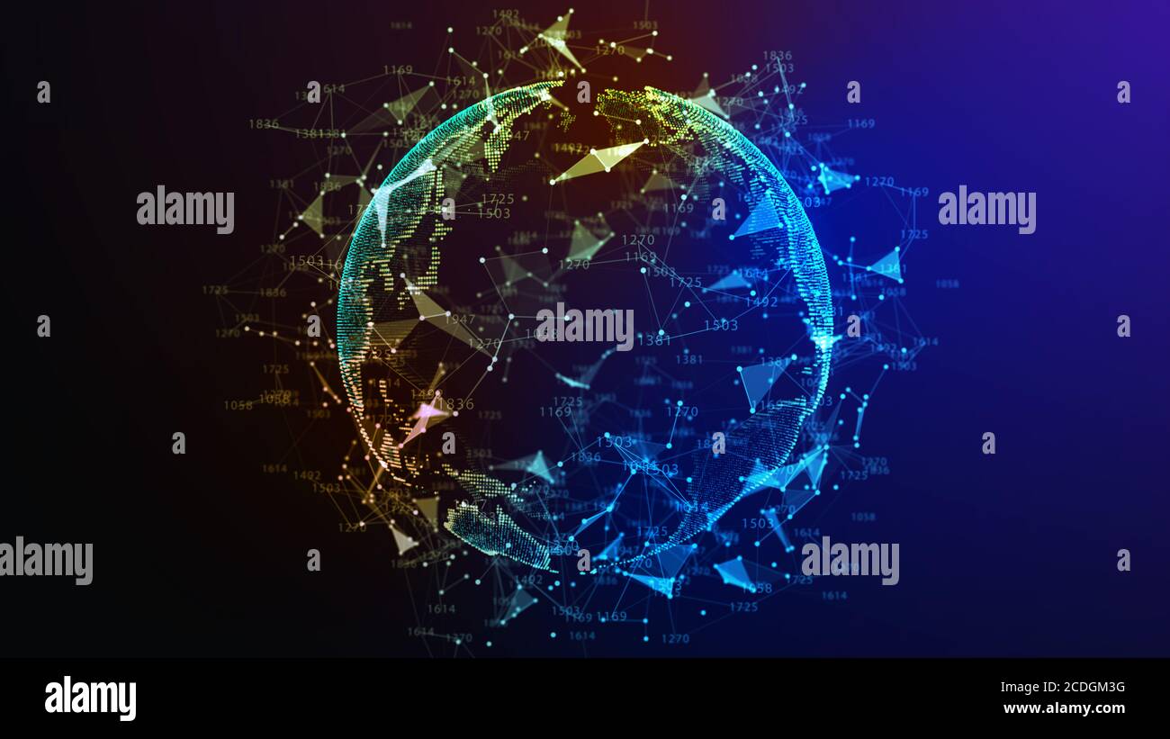 Earth Globe. Background with Light Effect. Global International ...