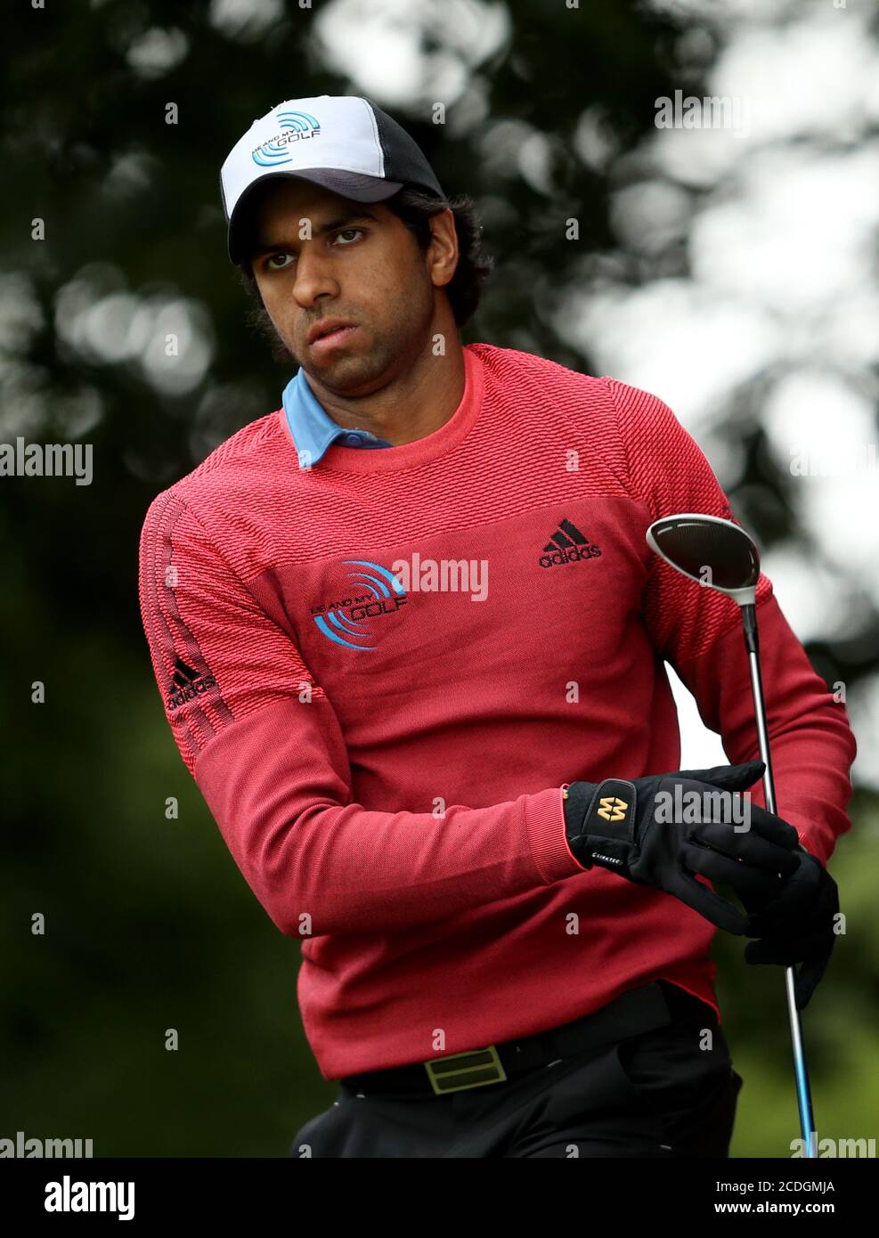 England's Aaron Rai on the eighth tee during day two of the ISPS HANDA ...