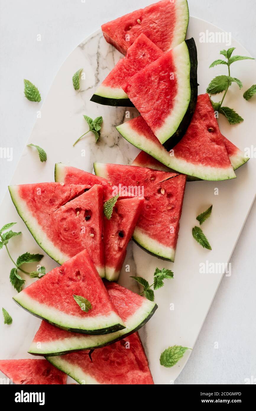 Sliced Watermelon Platter Sliced Watermelon Platter