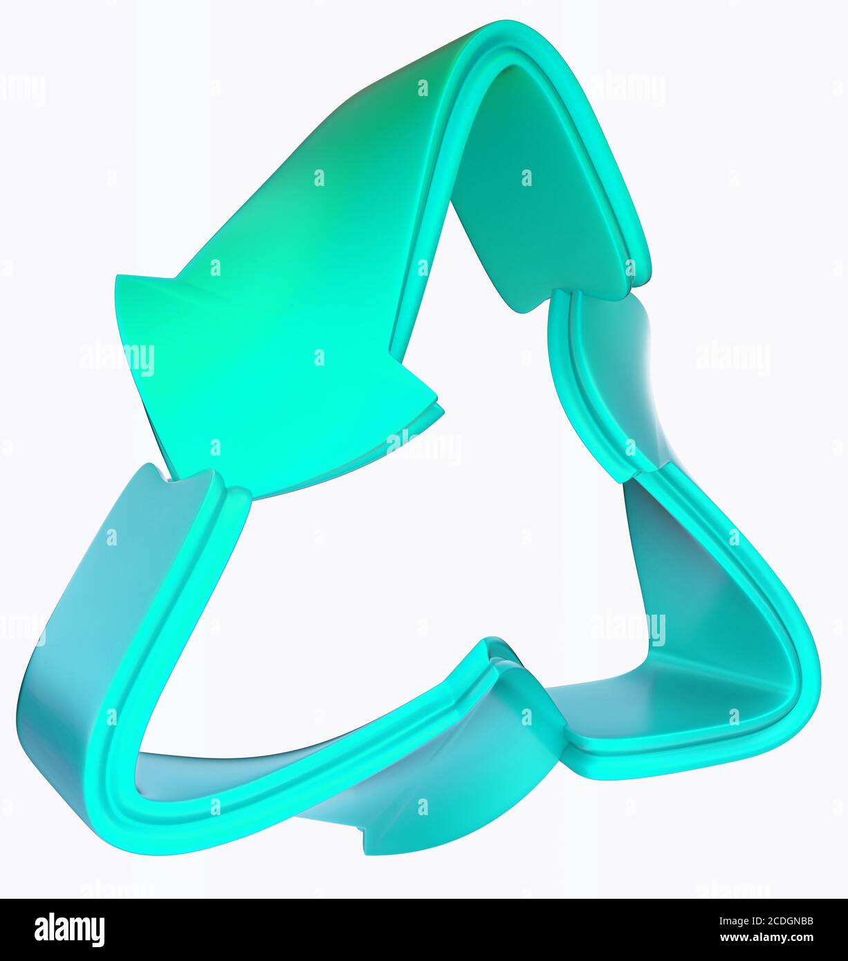 recycling and environment: blue symbol isolated Stock Photo - Alamy