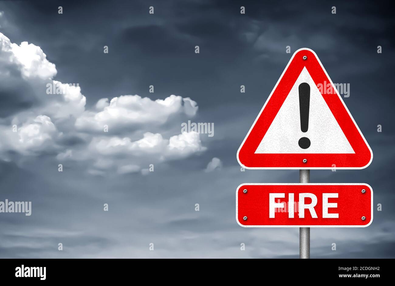 Fire warning hi-res stock photography and images - Alamy