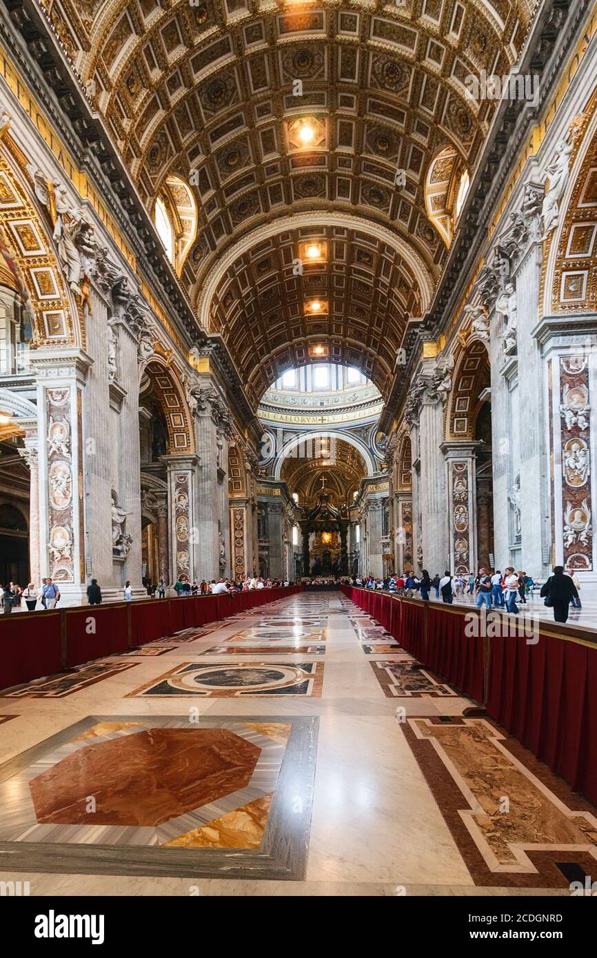 Inside Vatican Stock Photo - Alamy