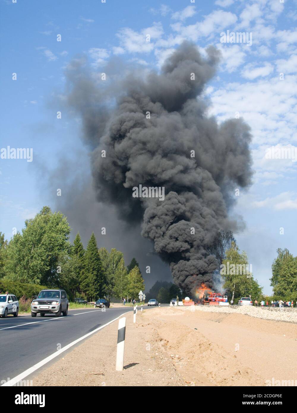 Fire truck accident hi-res stock photography and images - Alamy