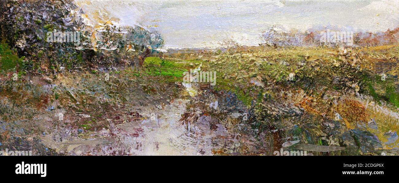 Poster painting landscape hi-res stock photography and images - Alamy