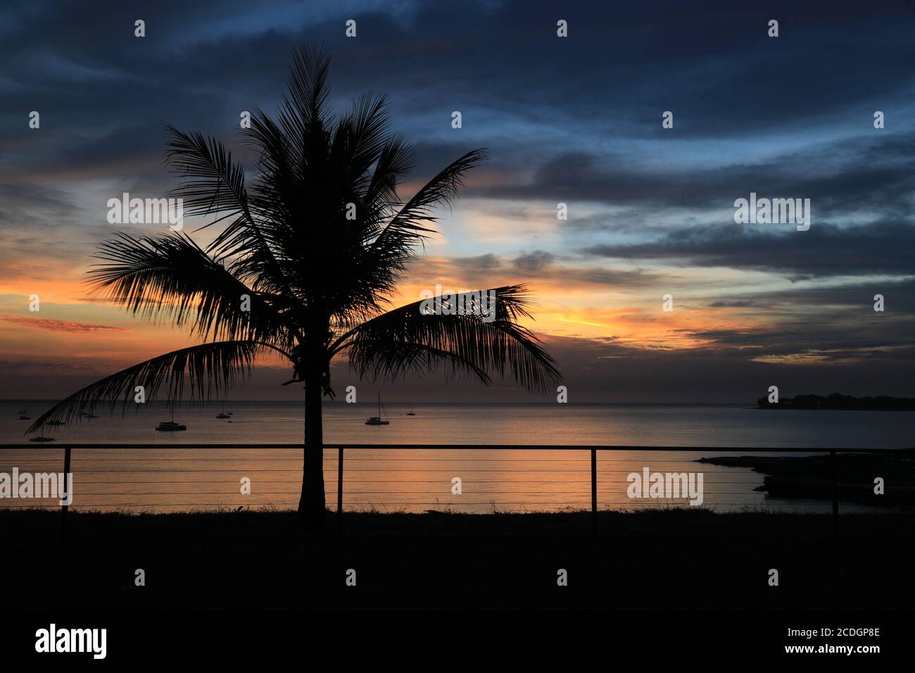 Sunset beach, Darwin Stock Photo - Alamy