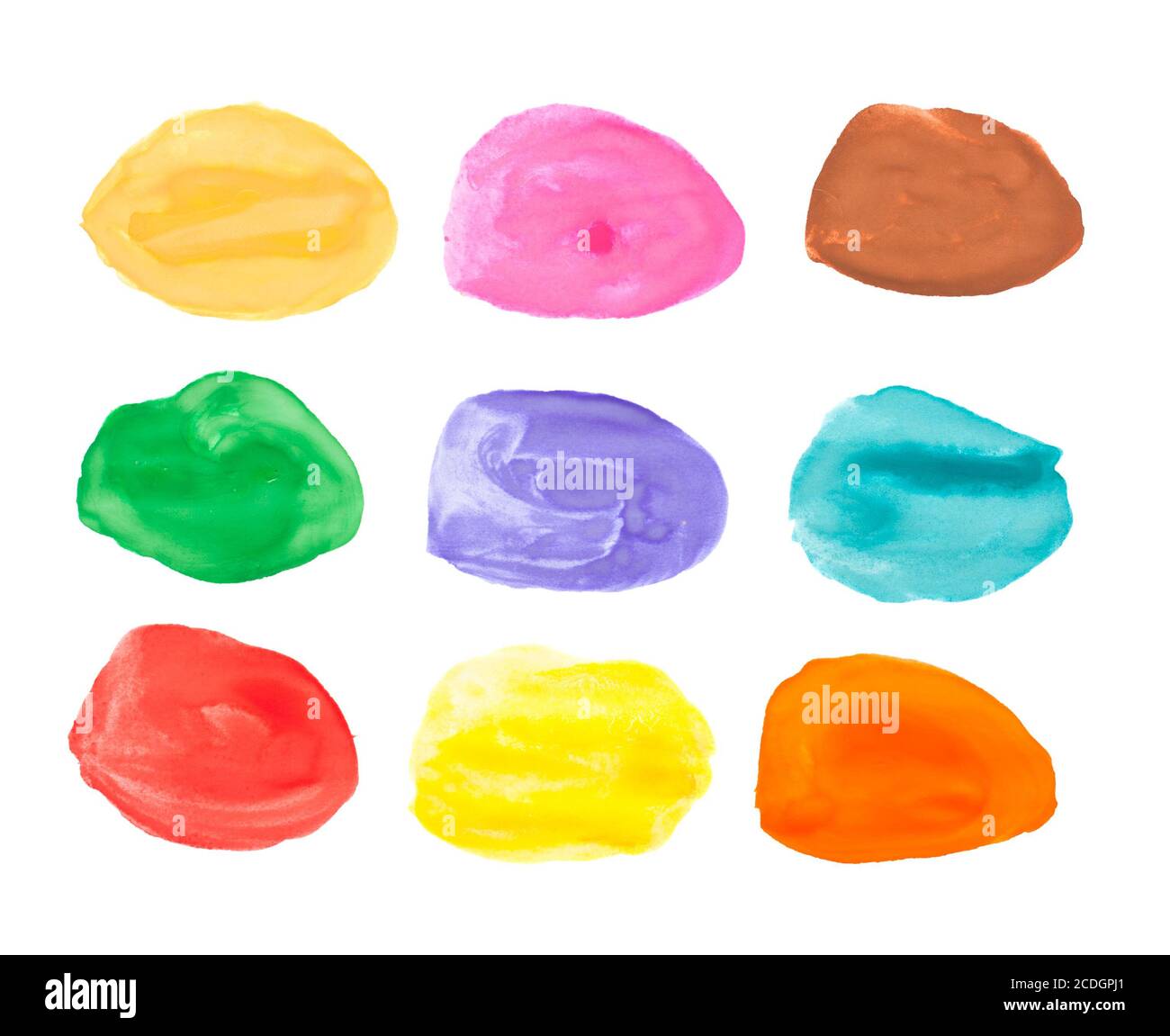 Watercolor dark green background Cut Out Stock Images & Pictures - Alamy