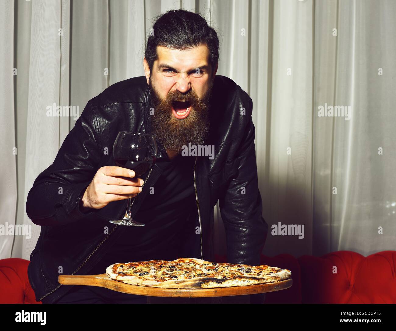 Man pizza angry hi-res stock photography and images - Alamy