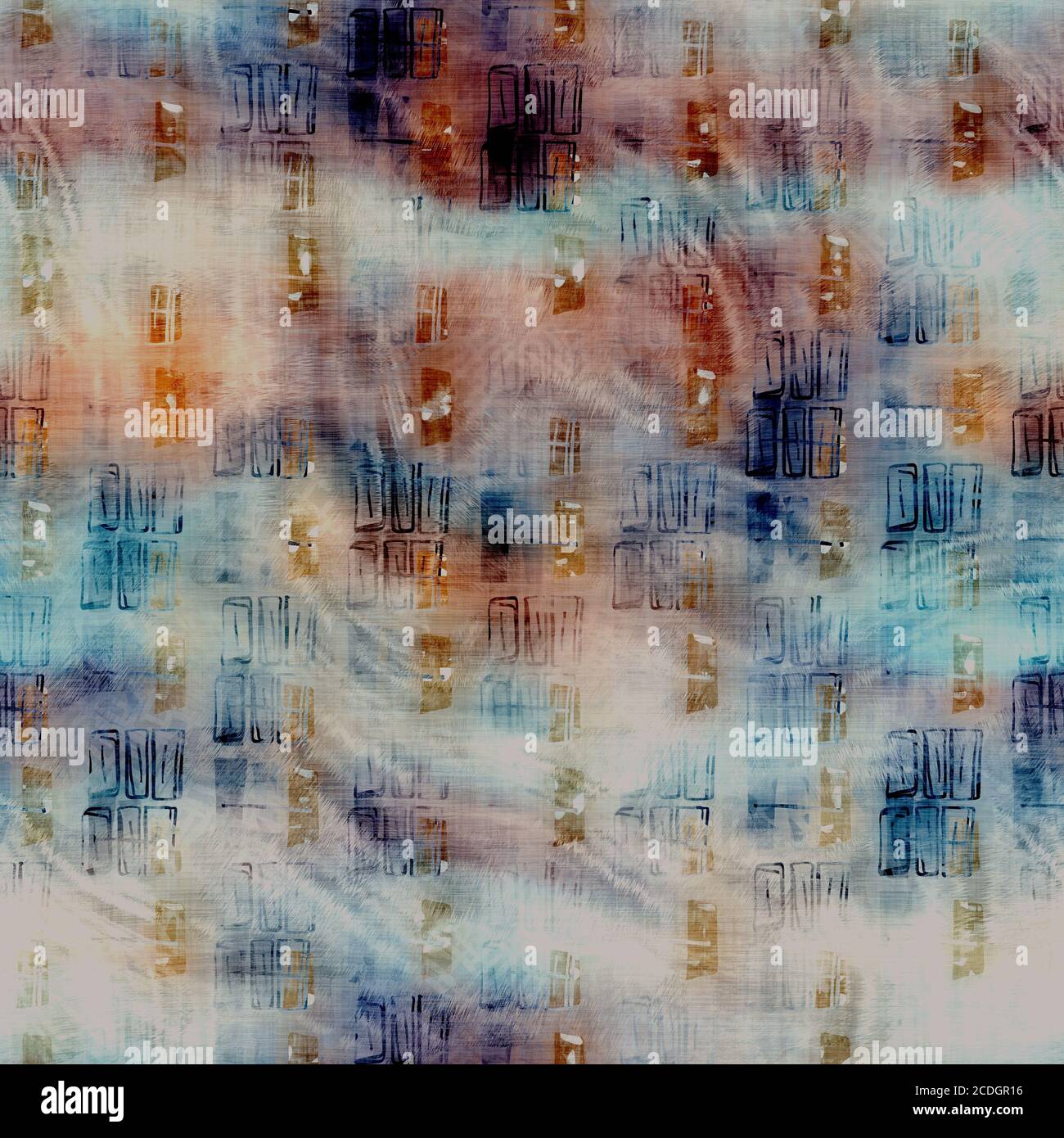 Blurry watercolor glitch artistic geo texture background. Irregular ...