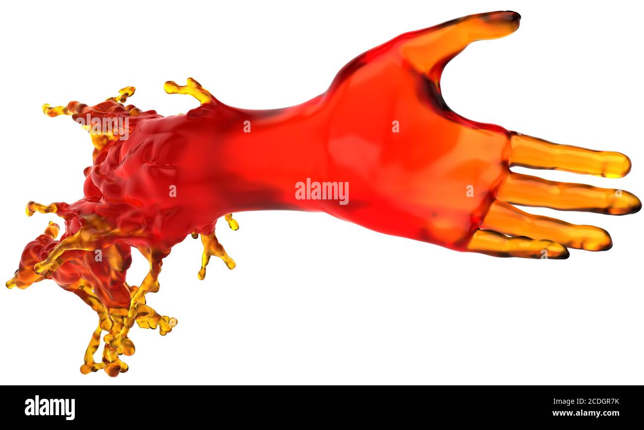 Fluid wave shape bright Cut Out Stock Images & Pictures - Alamy