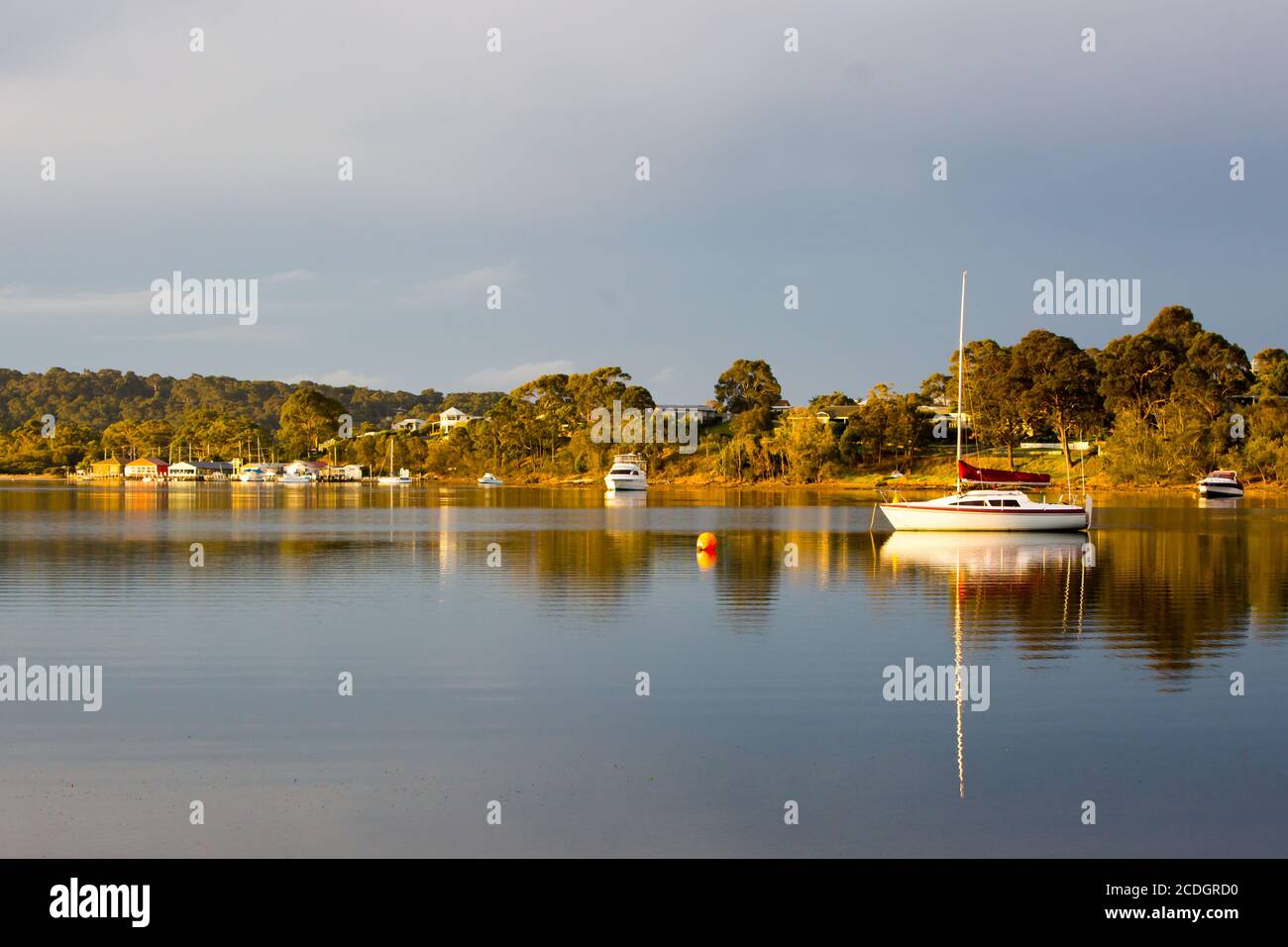 Wagonga Inlet in Narooma Australia Stock Photo - Alamy