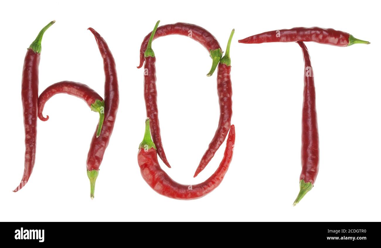 Chilli word hi-res stock photography and images - Alamy