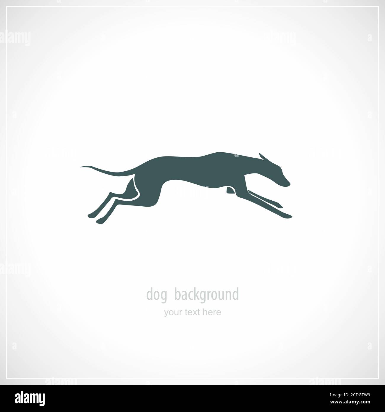 Silhouette of running dog whippet breed Stock Vector Image & Art - Alamy