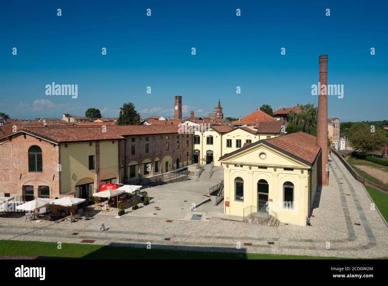 Italy, Lombardy, Soncino, Ex Filanda Meroni Industrial Reconversion ...