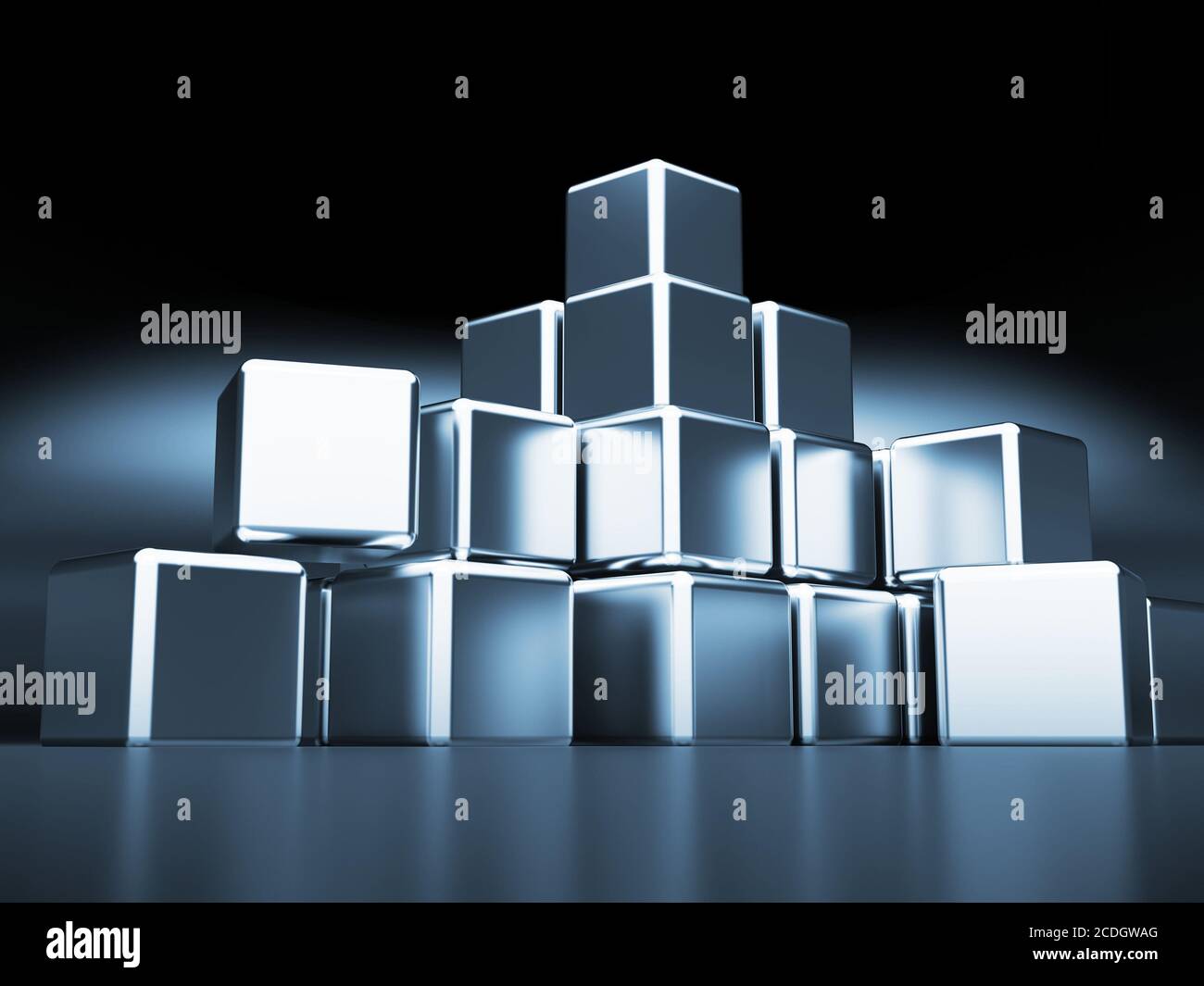 Abstract objects of the cubic Stock Photo - Alamy