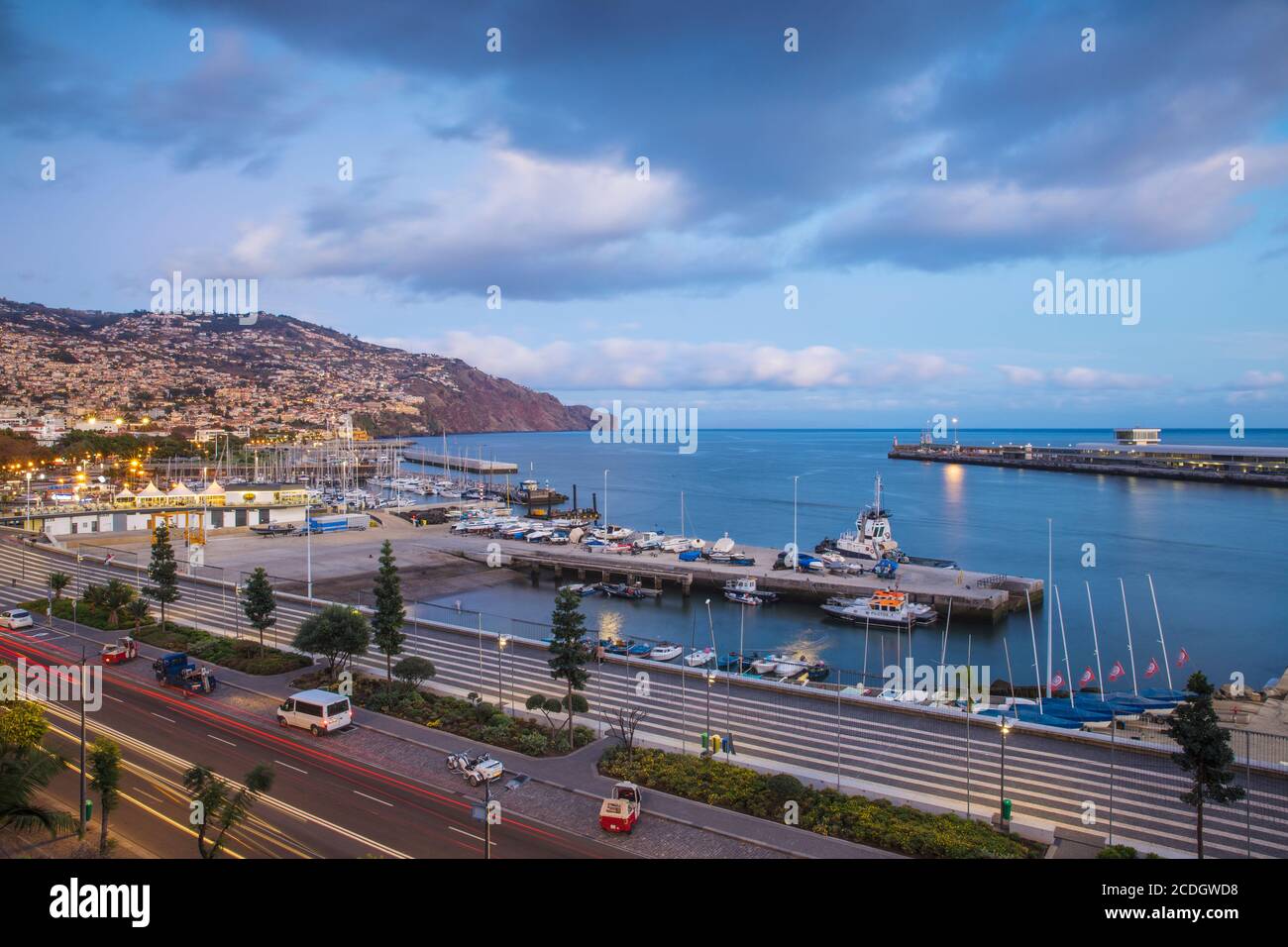 Portugal, Madeira, Funchal, View of harbour Stock Photo - Alamy